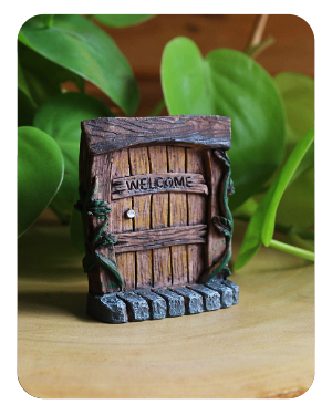 Miniature Welcome Door - Sorrelgardens